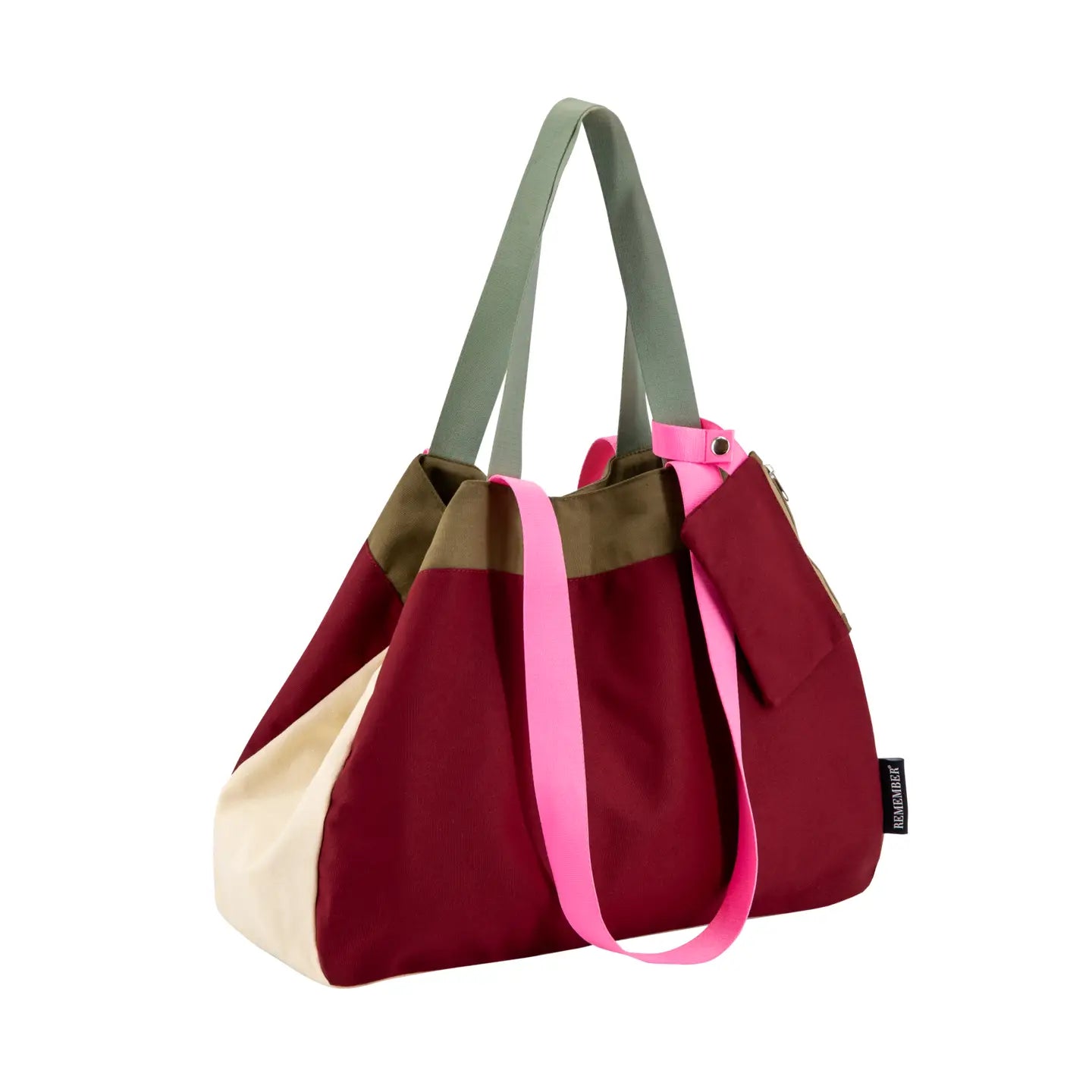 Canvas Beach Tote . Cardinal – Remedy